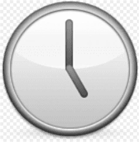 Free Png Ios Emoji Clock Face Five Oclock Png Images Horloge Emoji