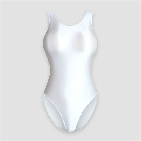 Xckny New One Piece Swimsuit Womens Sexy Tight Silk Glossy Swimsuit