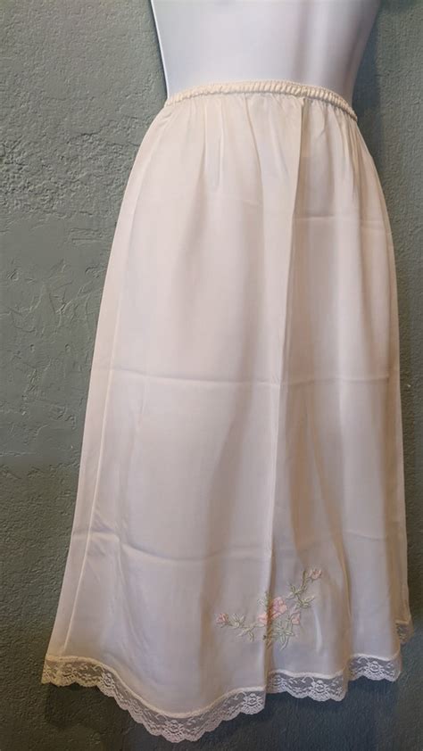 1950s Hand Embroidered Half Slip By Corhan Noumair S Gem