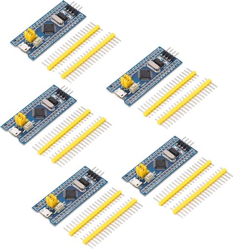 Jp 開発ボードモジュール 最小システム開発ボード 5個セット コア学習ボード Stm32f103c8t6 Usb電源管理回路 水晶発振器回路 パソコン・周辺機器