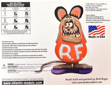 Atlantis Models Ed Roths Rat Fink Model Kit Review
