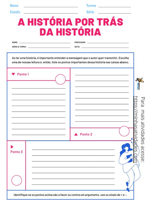 Atividades De Escrita De Histórias Para Imprimir E Aprender A Escrever