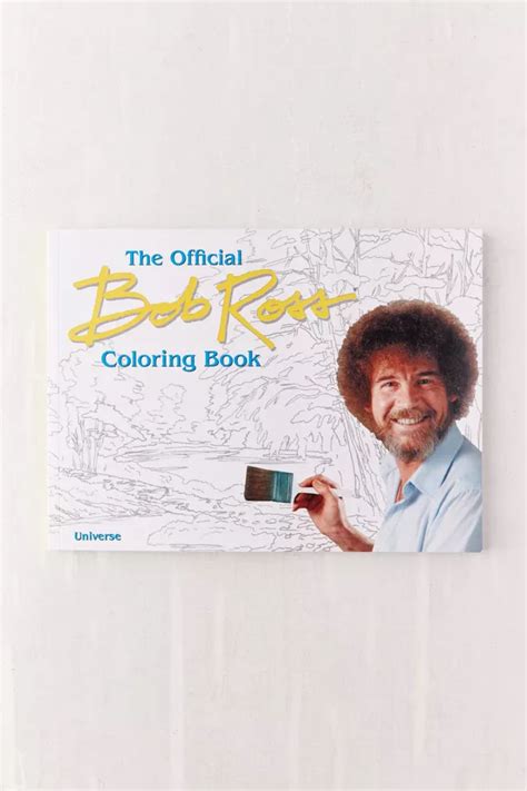 The Bob Ross Coloring Book Urban Outfitters