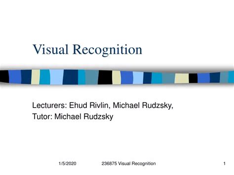 Ppt Visual Recognition Understanding The Complexities Of Vision Powerpoint Presentation Id