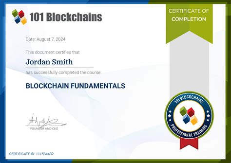 Free Blockchain Course 101 Blockchains