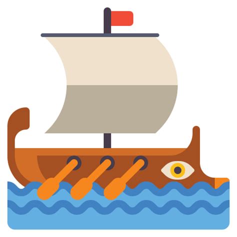 Trireme Flaticons Flat Icon