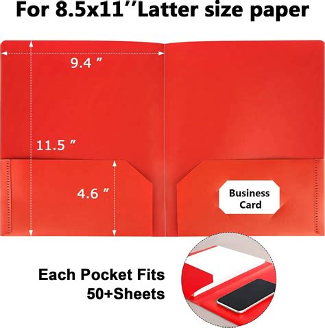 Custom Printing A Size File Two Single Pocket Folders Letter Size Business Presentation