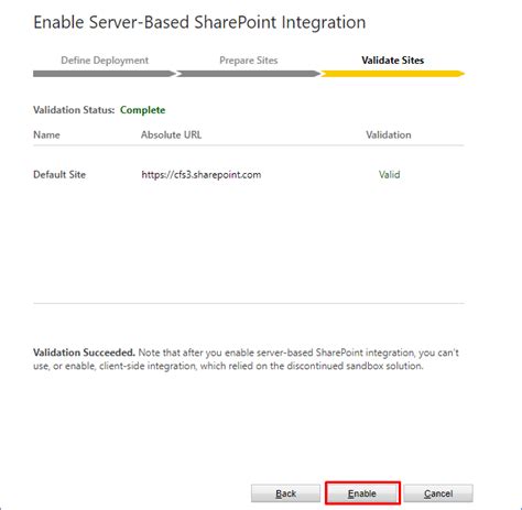 Once Server Based Configuration Is Completed You Need To Enable It For