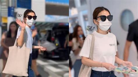 田馥甄現蹤機場素顏全被拍！強風吹開「真實髮際線」網嚇：甄沒了