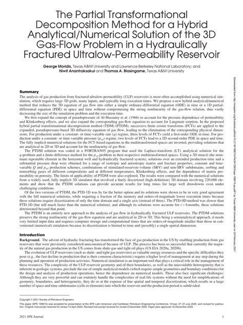 Pdf The Partial Transformational Decomposition Method For A Hybrid Analytical Numerical