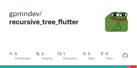 Github Gpmndevrecursivetreeflutter