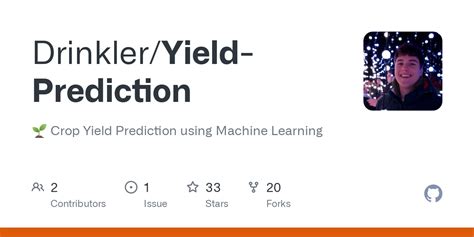 GitHub Drinkler Yield Prediction Seedling Crop Yield Prediction Using Machine Learning