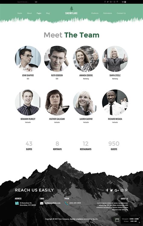 Joomla Ski Template Joomla Templates Hot Themes