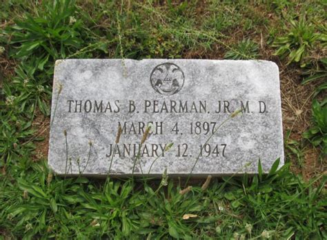 Dr Thomas B Pearman Jr 1897 1947 Find A Grave Memorial