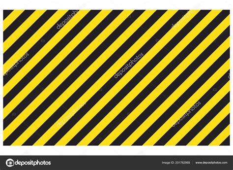 Warning Striped Rectangular Background Yellow Black Stripes Diagonal