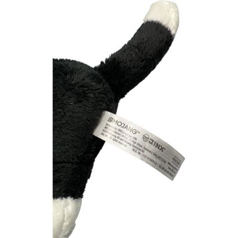 Mojang Jinx Minecraft Tuxedo Cat Plush Stuffed Toy Black 7 2017