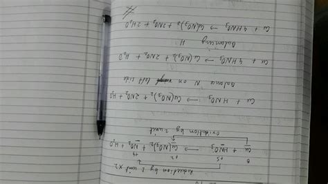 Balance The Following Equation By Oxidation Number Method Cu Hno3→