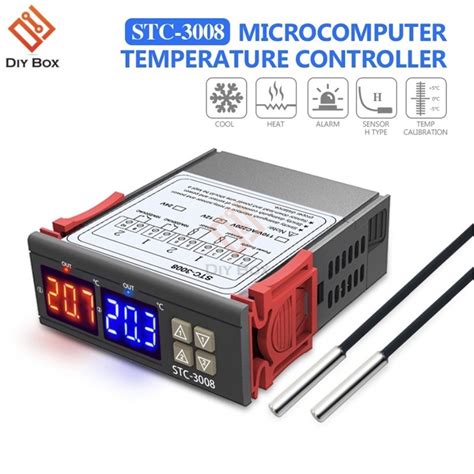 Jual Stc3000 3008 Thermostat Pengatur Suhu Digital Dengan Lampu Led