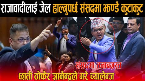 राजावादीलाई जेल हाल्नुपर्छ संसदमा झण्डै कुटाकुट ज्ञानेन्द्र र