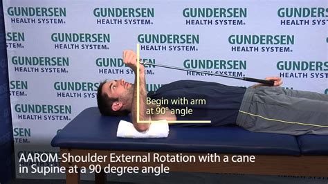 AAROM Shoulder External Rotation YouTube