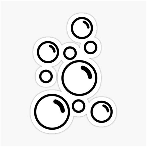 Soap Bubbles Outline Sticker For Sale By Evolvclothing Redbubble Soap Bubbles Outline Sticker For Sale By Evolvclothing Redbubble