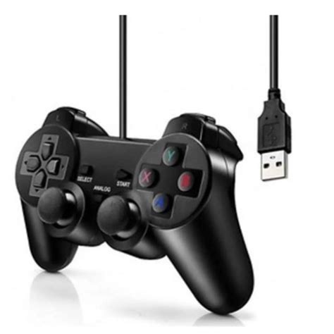 Controle Usb Dual Shock Analogico Pc Computador Windows Shopee Brasil