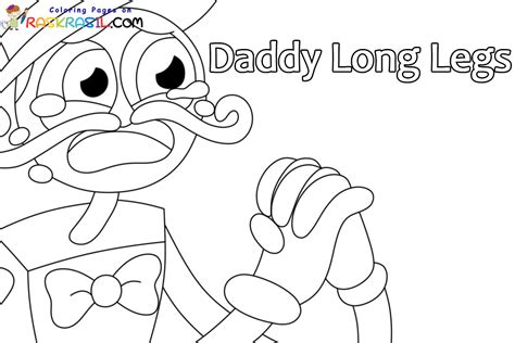 Coloriage Daddy Long Legs Poppy Playtime à Imprimer
