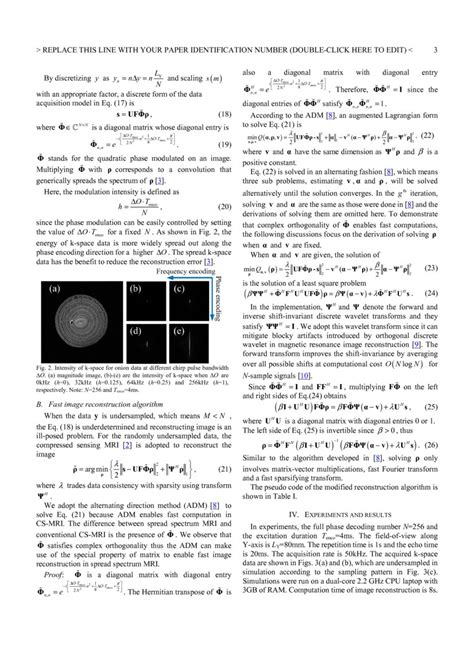 Spread Spectrum Compressed Sensing Mri Using Chirp Radio Frequency Pulses Deepai