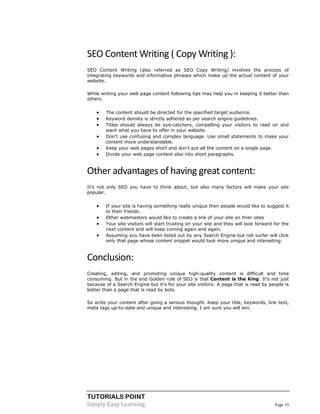Seo Tutorial Pdf