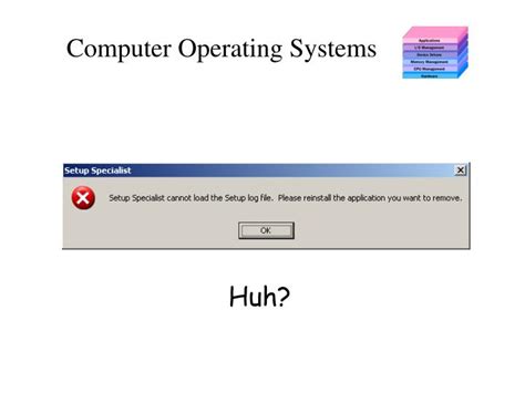 PPT Computer Operating Systems PowerPoint Presentation Free Download ID