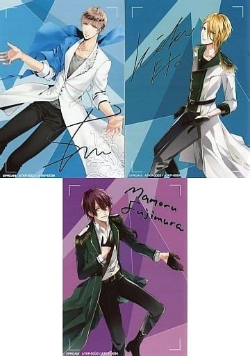 駿河屋 和泉柊羽＆衛藤昂輝＆藤村衛 キャラクターサイン入りピンナップブロマイド3枚組 「blu Raydvd Tsukipro