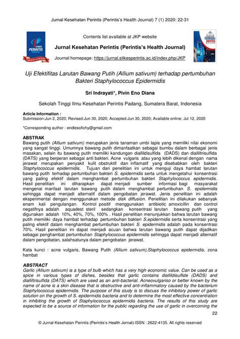 Bakteri Staphylococcus Epidermidis Id