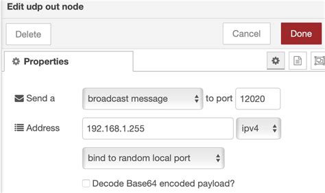 Udp Out Error EACCESS General Node RED Forum