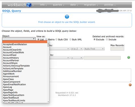 Soql Where Can I Find All Tables Available To Query Salesforce