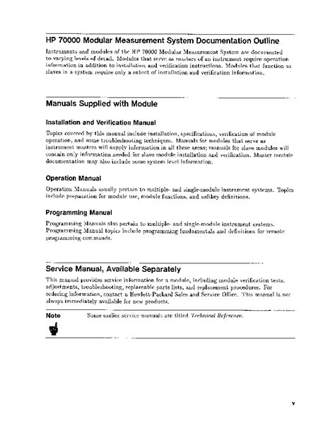 HP AGILENT TECHNOLOGIES 70904A MODULAR MEASUREMENT SYSTEM Service Manual Download Schematics
