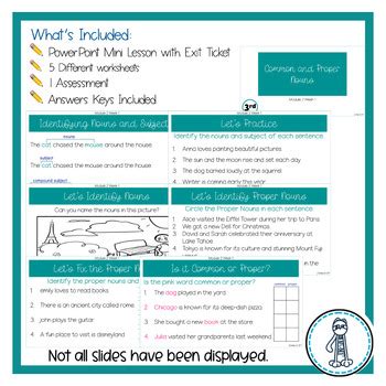 Common Proper Nouns FREEBIE HMH Into Reading 3rd Grade By Jones In 3rd