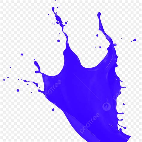 創意 藍色 油漆潑墨 油漆流痕 水墨 墨痕 效果素材圖案PSD和PNG圖片免費下載