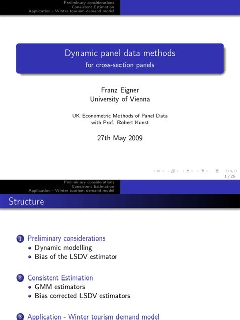 Pdf Dynamic Panel Data Methods For Cross Section Panels Dokumentips