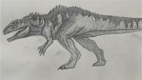 Giganotosaurus Drawing