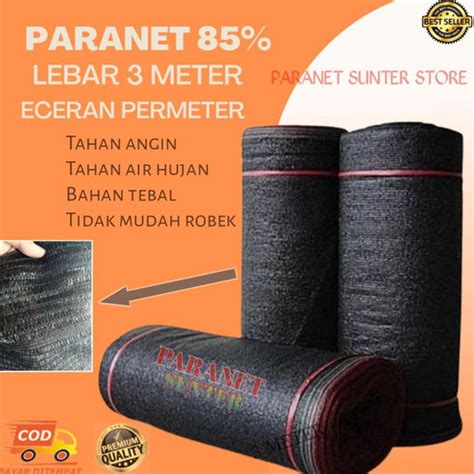 Jual Paranet 85% Lebar 3 Meter X Panjang Eceran Per Meter | Grade A | - Jakarta Selatan ...