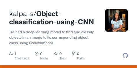 GitHub Kalpa S Object Classification Using CNN Trained A Deep Learning Model To Find And
