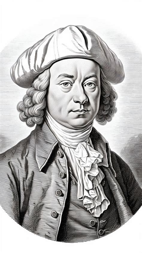 Premium Photo A Black And White Drawing Of A Man With A Hat