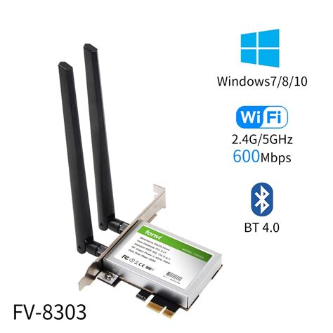 Jual Preorder Fenvi Dual Band 600mbps Pci Express Wifi Adapter Bt 40