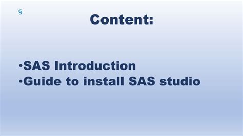 sas introduction pptx computer software and applications computing