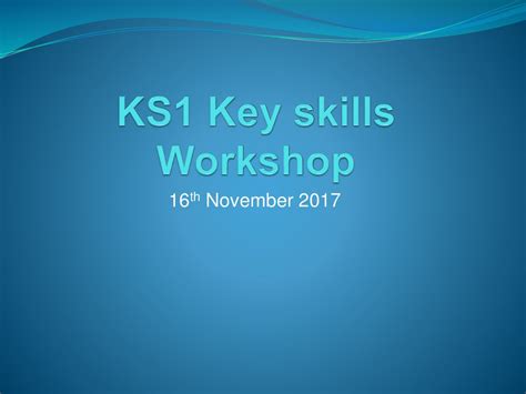 Year 1 Key Skills At Iva Blackburn Blog