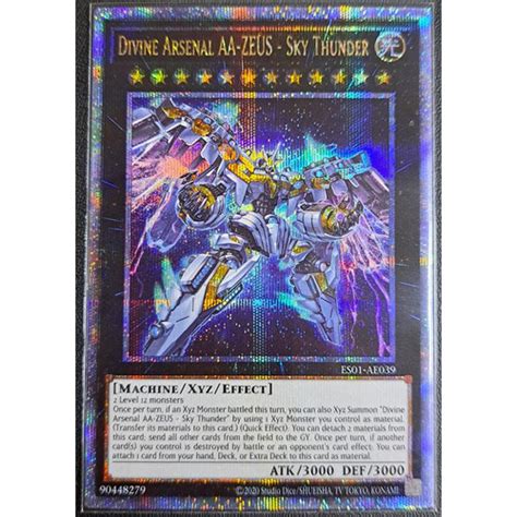 Jual Kartu Yugioh Ae Es01 Ae039 Divine Arsenal Aa Zeus Sky Thunder