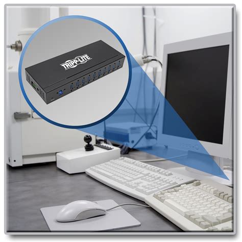 Tripp Lite 10 Port Industrial Grade Usb 30 Superspeed Hub 20 Kv Esd