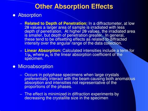Ppt Diffraction Basics Ii Intensities Powerpoint Presentation Free
