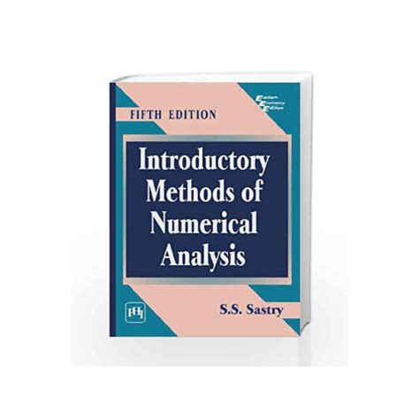numerical analysis pdf s s sastry