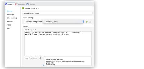 Insert Update And Delete Data From A Database Examples Mulesoft